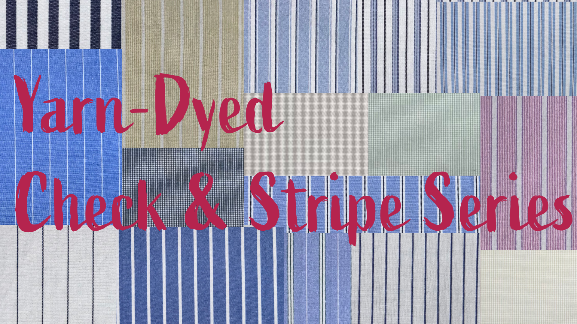 Yarn-Dyed Stripe & Check Series – TIPICO